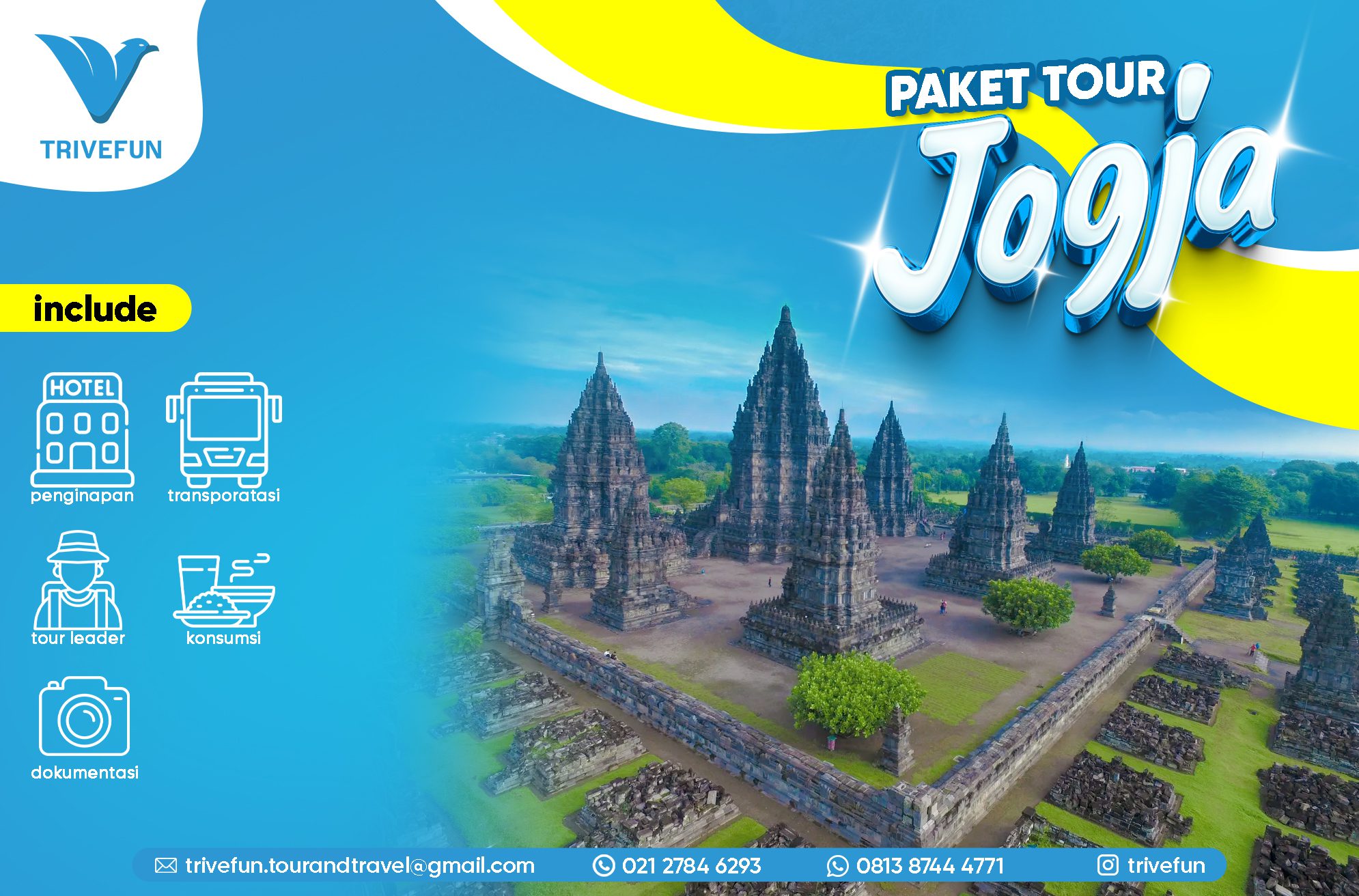 Paket Wisata Jogja 3 Hari 2 Malam - TriveFun Tour and Travel